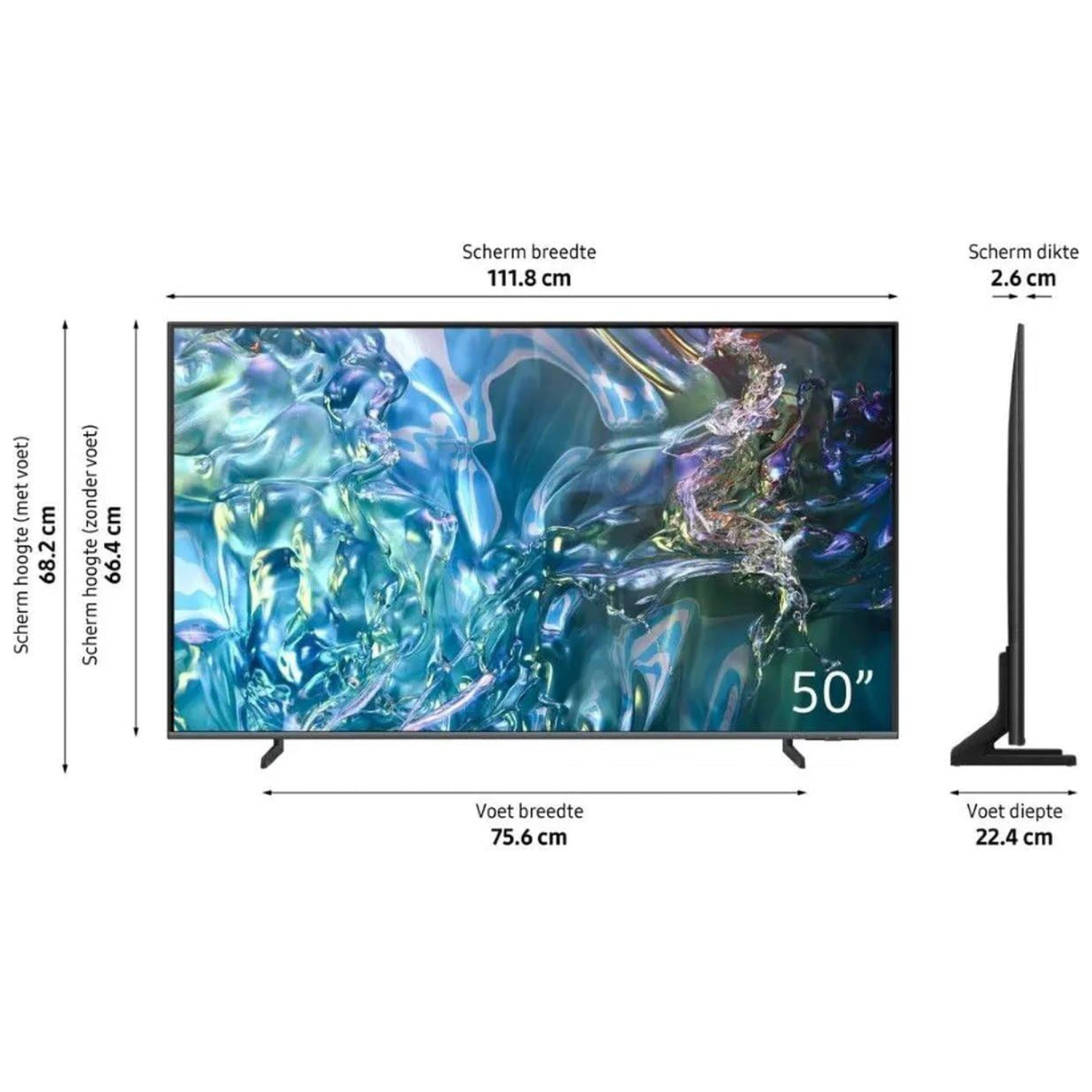 SAMSUNG Qled TV QE50Q60DAU (2024) television LED TV (50 Zoll / 127,00 ...