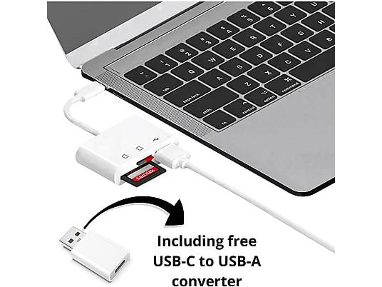 CRRYNUO USB C-Adapter SD+TF+USB Kartenleser | SATURN CRRYNUO USB C-Adapter SD+TF+USB Kartenleser | SATURN