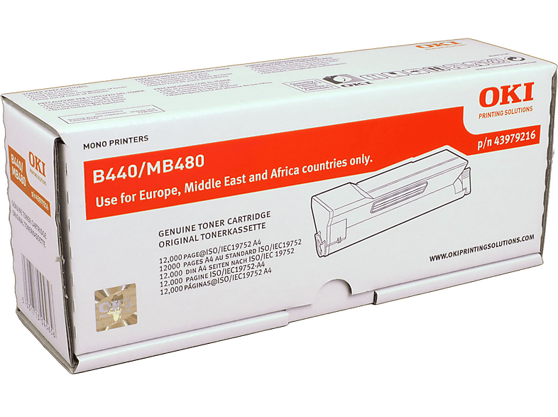 ORIGINALE OKI Mb480 Cartridge Nero | MediaWorld.it
