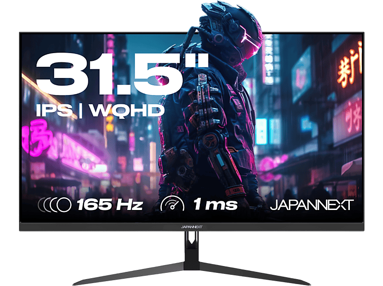 Monitor Gaming | JAPANNEXT JN-IPS3150WQHDR165, 31,5 ", WQHD, 1 ms, 165 ...