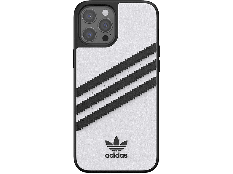 ADIDAS 42239 OR PU IP12 PRO MAX WHITE/BLACK, Backcover, Apple, iPhone ...