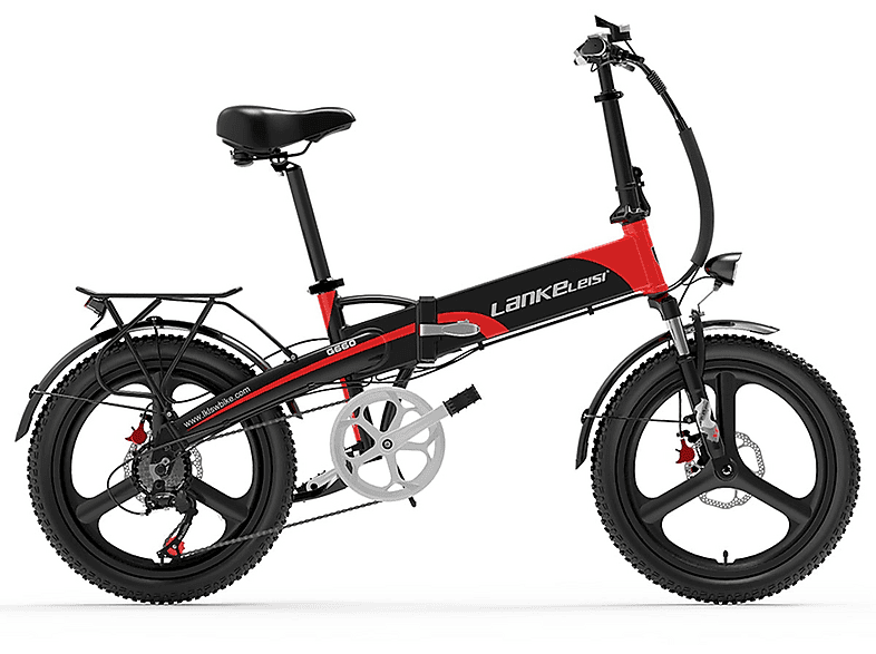 Bicicleta plegable | LANKELEISI G660, Bicicleta eléctrica, 25 km/h ...