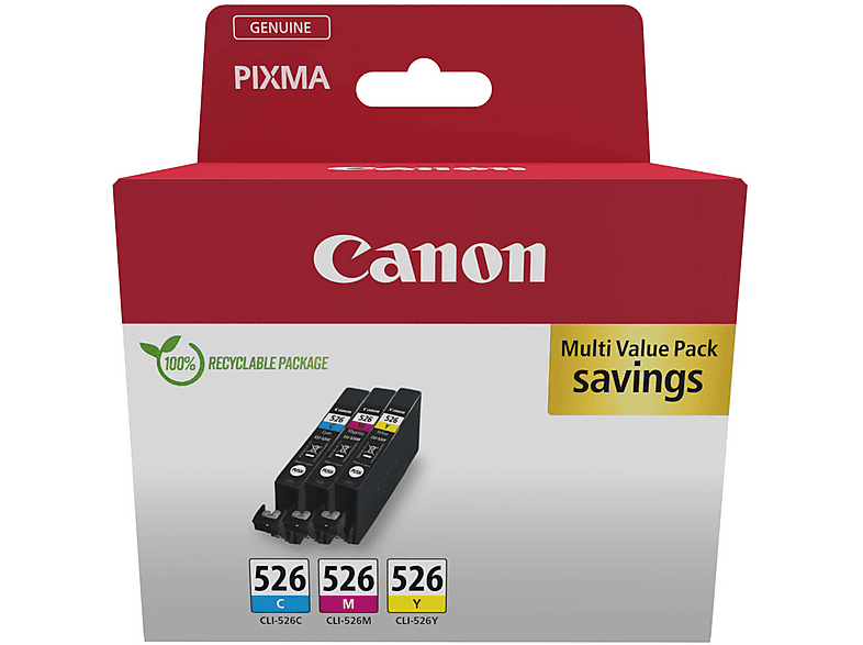 CANON CANON CLI-526 Ink Cartridge C/M/Y Pack Drucken, Scannen ...