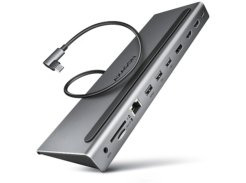 HUB USB AXAGON HMC-4KX3 laptop dock/port replicator | MediaWorld.it
