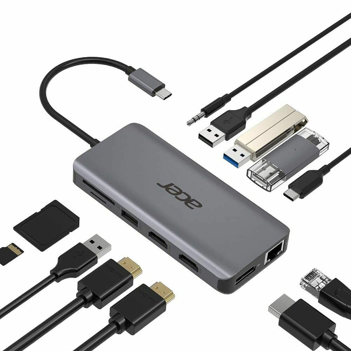 HUB USB ACER 12-in-1 Type-C Dongle | MediaWorld.it