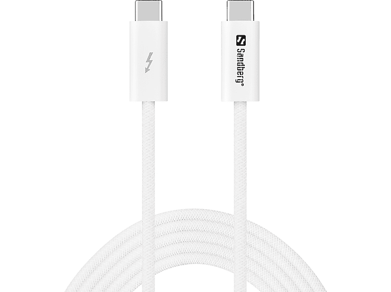 Cable USB | SANDBERG 136-57, USB-C, USB-C, USB-C, Blanco | MediaMarkt