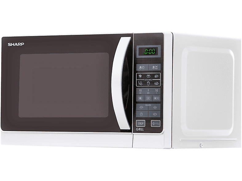 Microondas libre instalación | SHARP 000000326, 2200 W, 20 l, Negro | MediaMarkt