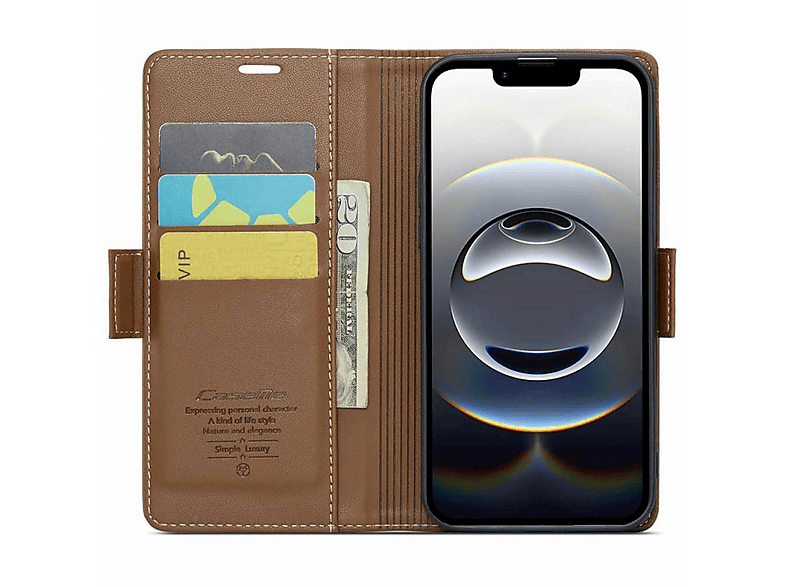 CASEME 023, Bookcover, Apple, iPhone 16e, Braun | MediaMarkt