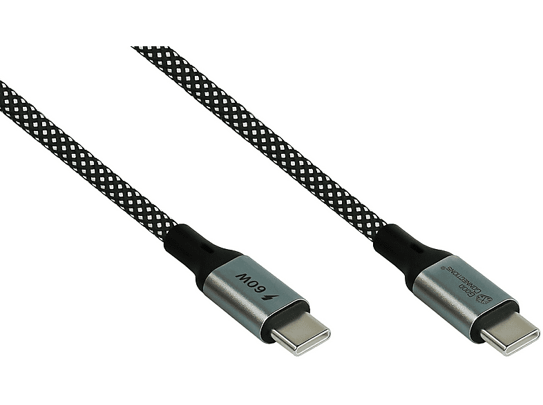 Cable USB | ALCASA 2404-MT015S, USB 2.0, USB-C, USB-C, Negro | MediaMarkt