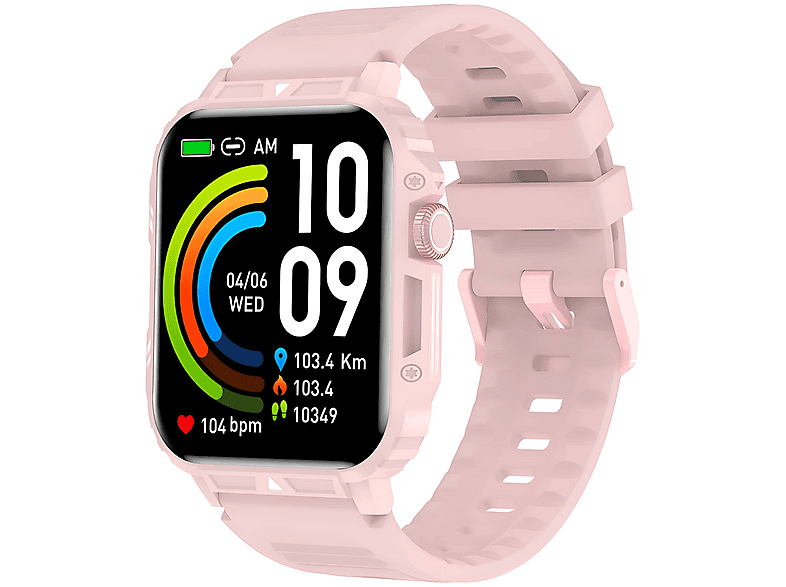 DECOME IT2047 Smartwatch Silikon, rose | MediaMarkt