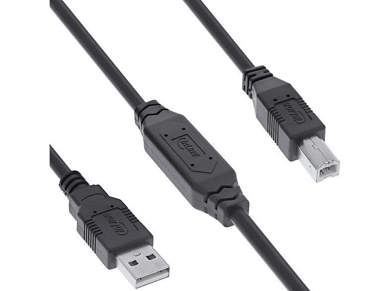 CAVO USB INLINE Cavo attivo USB 2.0, da spina USB-A a spina USB-B, 10m ...