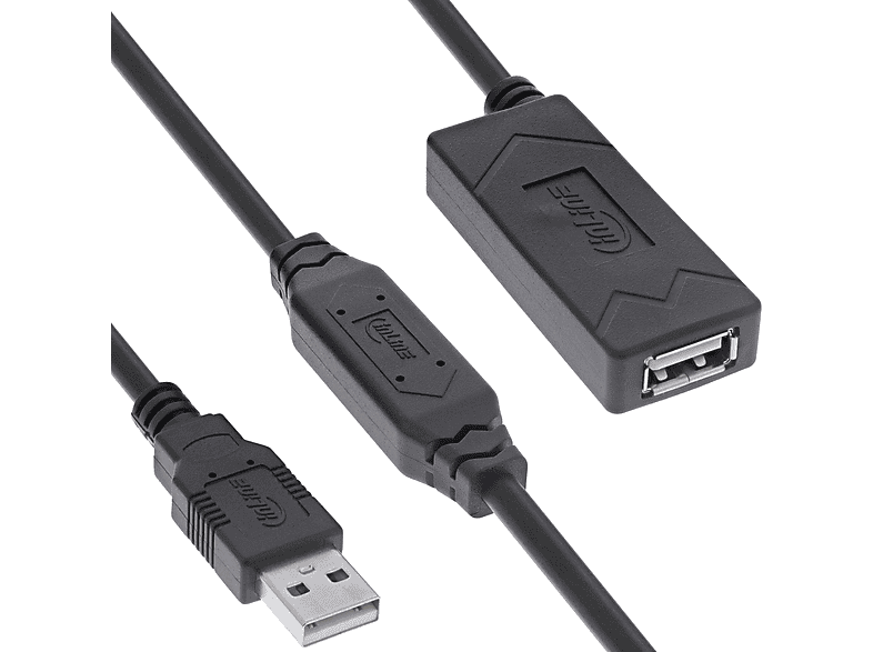 Cable USB | INLINE 34612A, USB 2.0, USB-A, USB-A, Negro | MediaMarkt