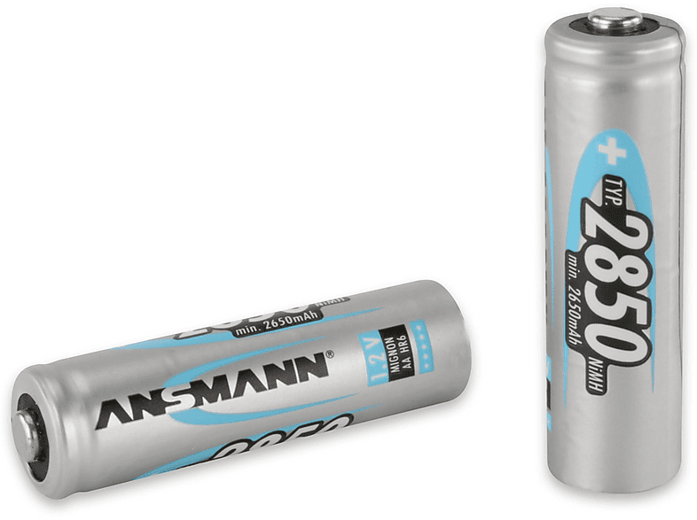 ANSMANN 5035202 NIMH MIGNON AA 2850MAH 2ER AA Mignon Akku, Ni-MH, 1.2 ...
