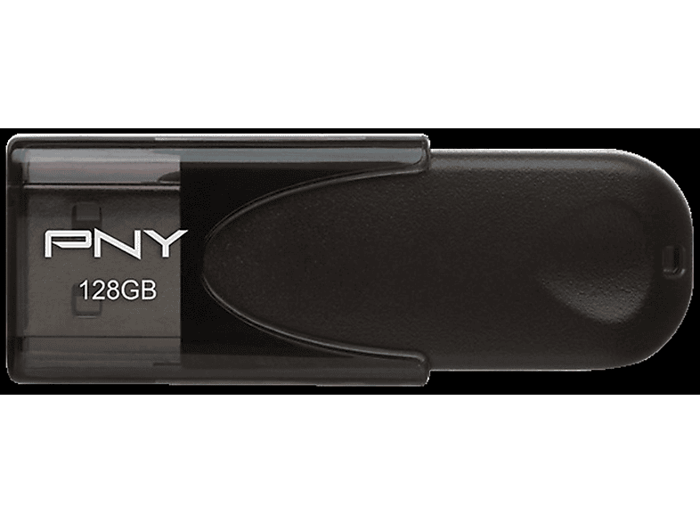 PNY FD128ATT4-EF ATTACHE 4 2.0 128GB USB 2.0 STICK USB-Stick (Schwarz ...