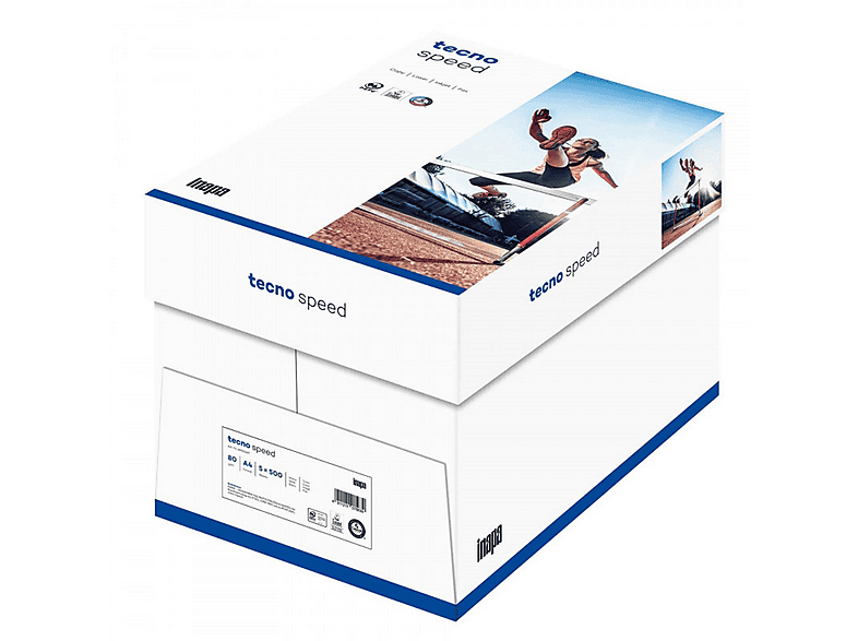 INAPA 2100011519 80G 210X297 2.500 BLATT Kopierpapier A4 2500 Blatt im ...