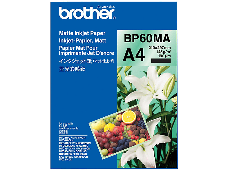 BROTHER BP 60 MA Inkjet Papier A4 Fotopapier | MediaMarkt