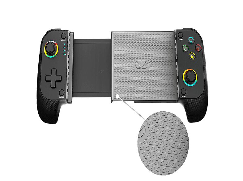 DARMLINK Bluetooth mit 3D-Joystick, RGB-Beleuchtung Game Controller ...