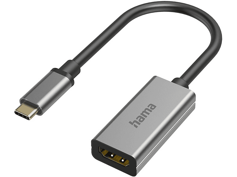 HAMA 200303 USB-C ADAPTER AUF HDMI, ULTR Adapter, Grau | MediaMarkt