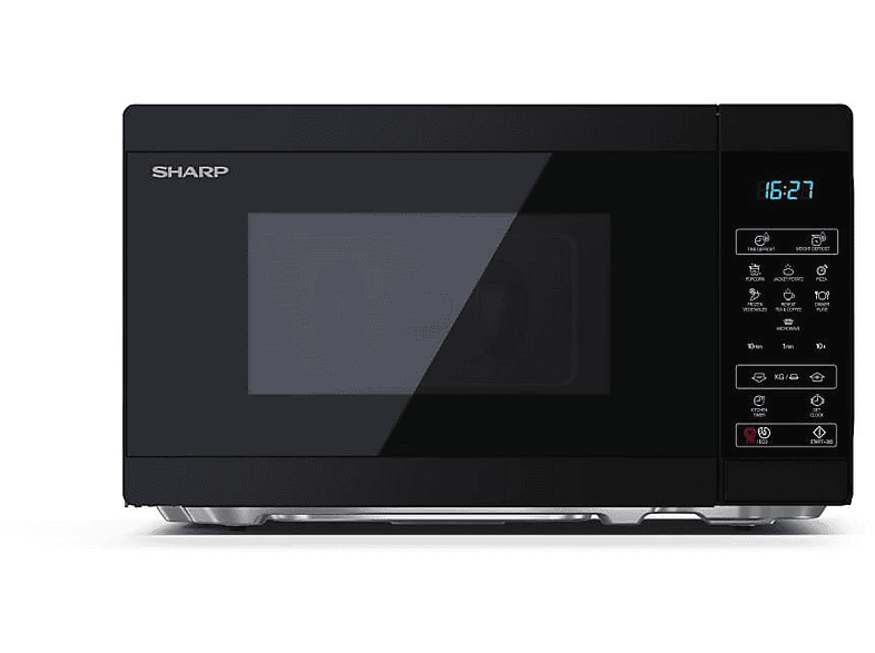 Microondas | SHARP BNSHAONDE00355, 11 potencia, 20 l, Negro | MediaMarkt