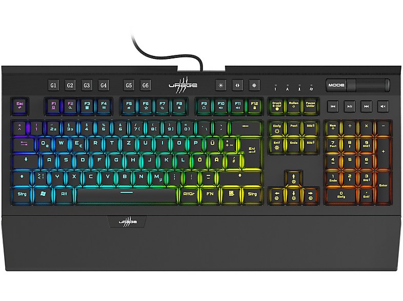 HAMA Exodus 900 Mechanical, Gaming-Tastatur, Mechanisch, Outemu Blue ...