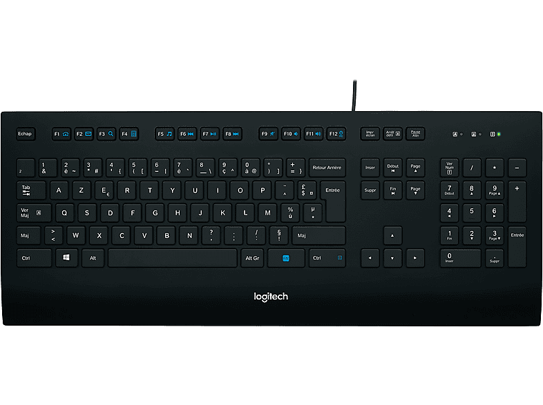 Teclado con cable | LOGITECH K280E Pro f/ Business, Alámbrico, idioma ...