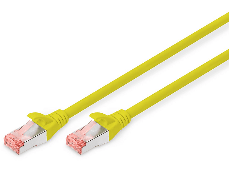 Cable de red | DIGITUS DK-1644-010/Y, Cat-6, , Amarillo | MediaMarkt