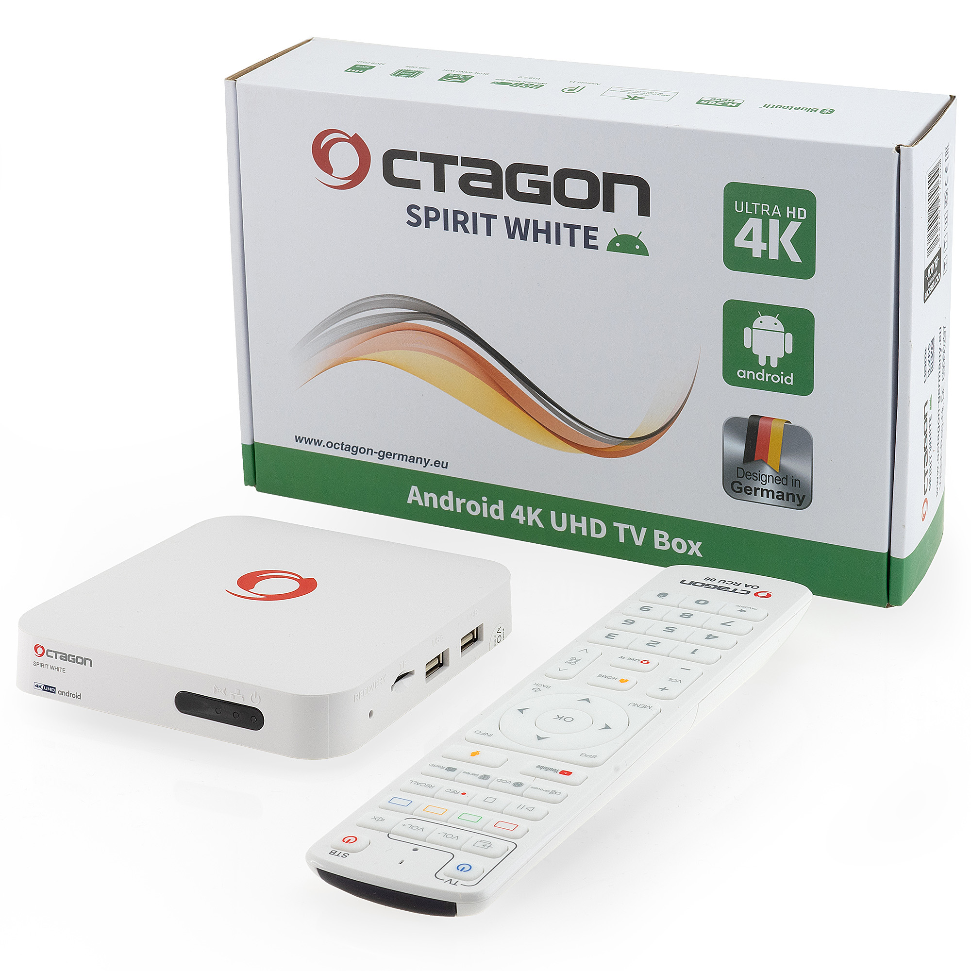OCTAGON Spirit W 4K UHD Android TV 11 Box 32 GB | MediaMarkt