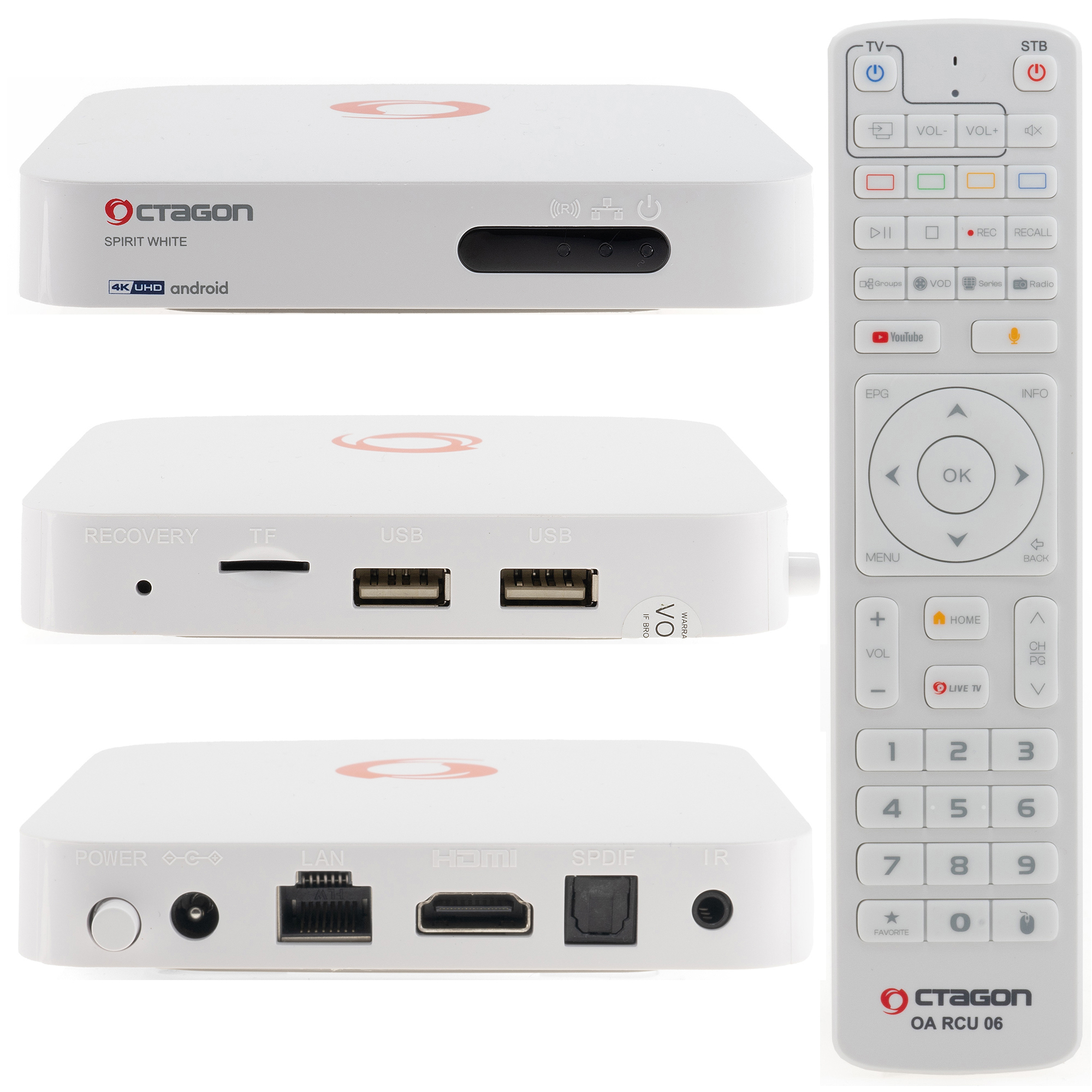 OCTAGON Spirit W 4K UHD Android TV 11 Box 32 GB | MediaMarkt