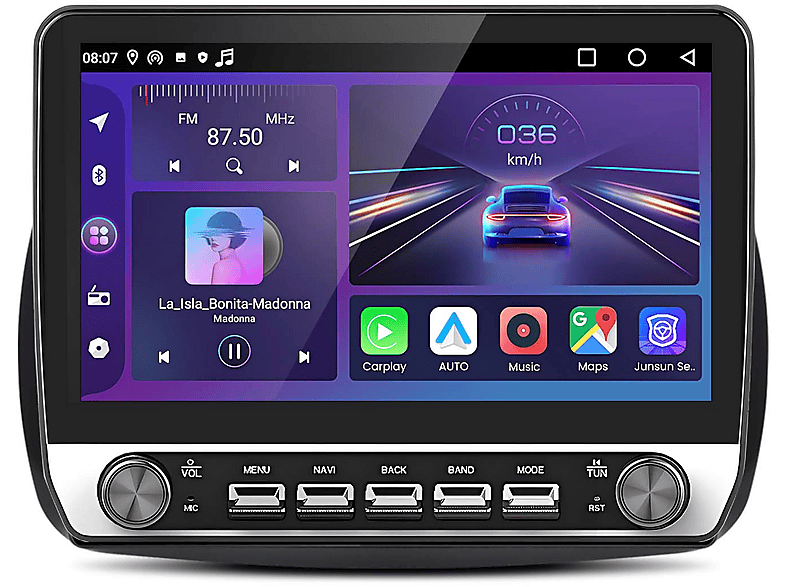 AWESAFE Benz Smart Forfour Fortwo 453 2015-2019 autoradio, DAB+, FM ...