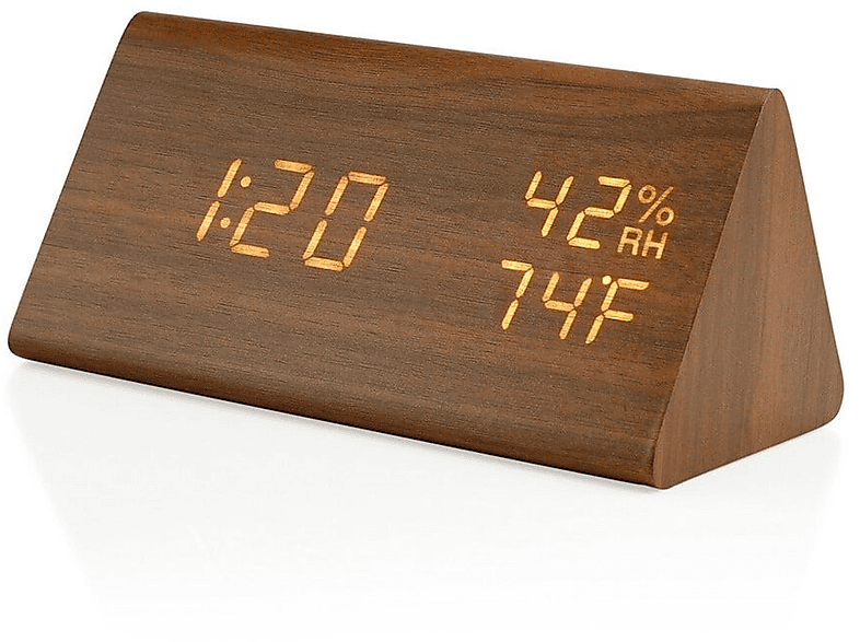 CRRYNUO Wecker aus Holz Digitaler Wecker | MediaMarkt