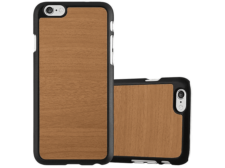 CADORABO Hülle Hard Case Woody Style, Backcover, Apple, iPhone 6 PLUS ...