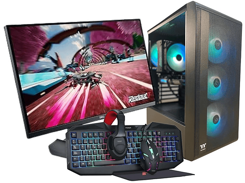 Pack PC gaming | Avanzado A56 RX66 AURES GAMING REVOLUTION, Black ...