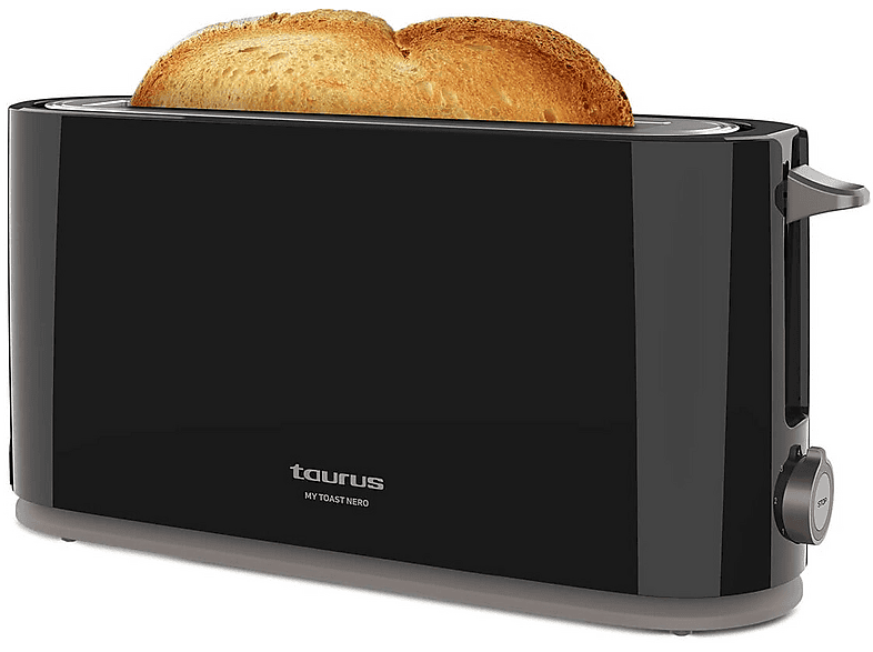 Tostadora | TAURUS MY TOAST NERO, 1000 W, 1 ranuras, 1 rebanadas ...