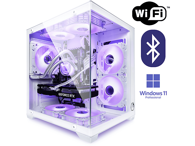 OCTANE SYSTEMS VENOM Black Wasserkühlung, ARGB, WLAN + Bluetooth ...