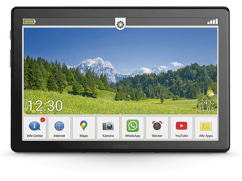 EMPORIA TAB1_001, 32 GB, Negro, 10,1 ", 4 GB RAM, MediaTek, Tablet ...