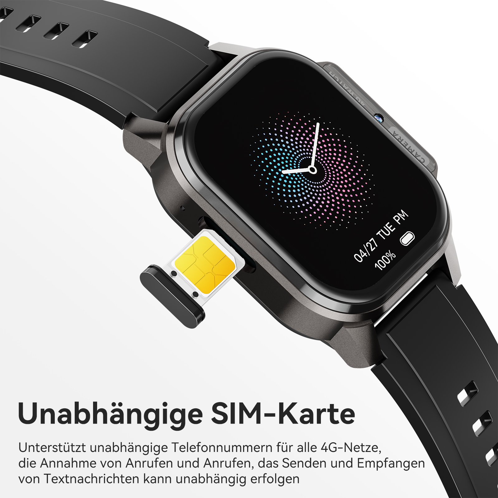 RAYOFI DM62 Smartwatch Silikon, 230 mm, Schwarz | SATURN
