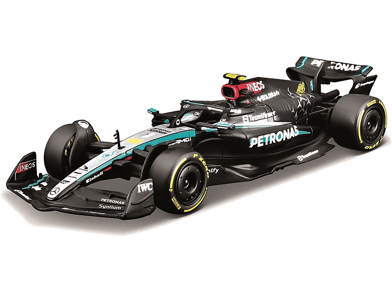 BBURAGO F1 MB AMG W15E GB GP Hamilton #44 Modellauto | SATURN