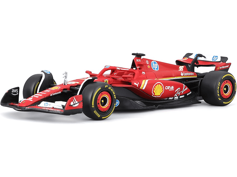BBURAGO Ferrari SF-24 Imola Leclerc #16 Modellauto | SATURN