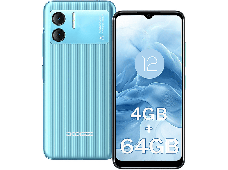 DOOGEE X98 Pro, Azul, Móvil Android, 64 GB, 4 GB RAM, 6,52 ", Octa-Core ...