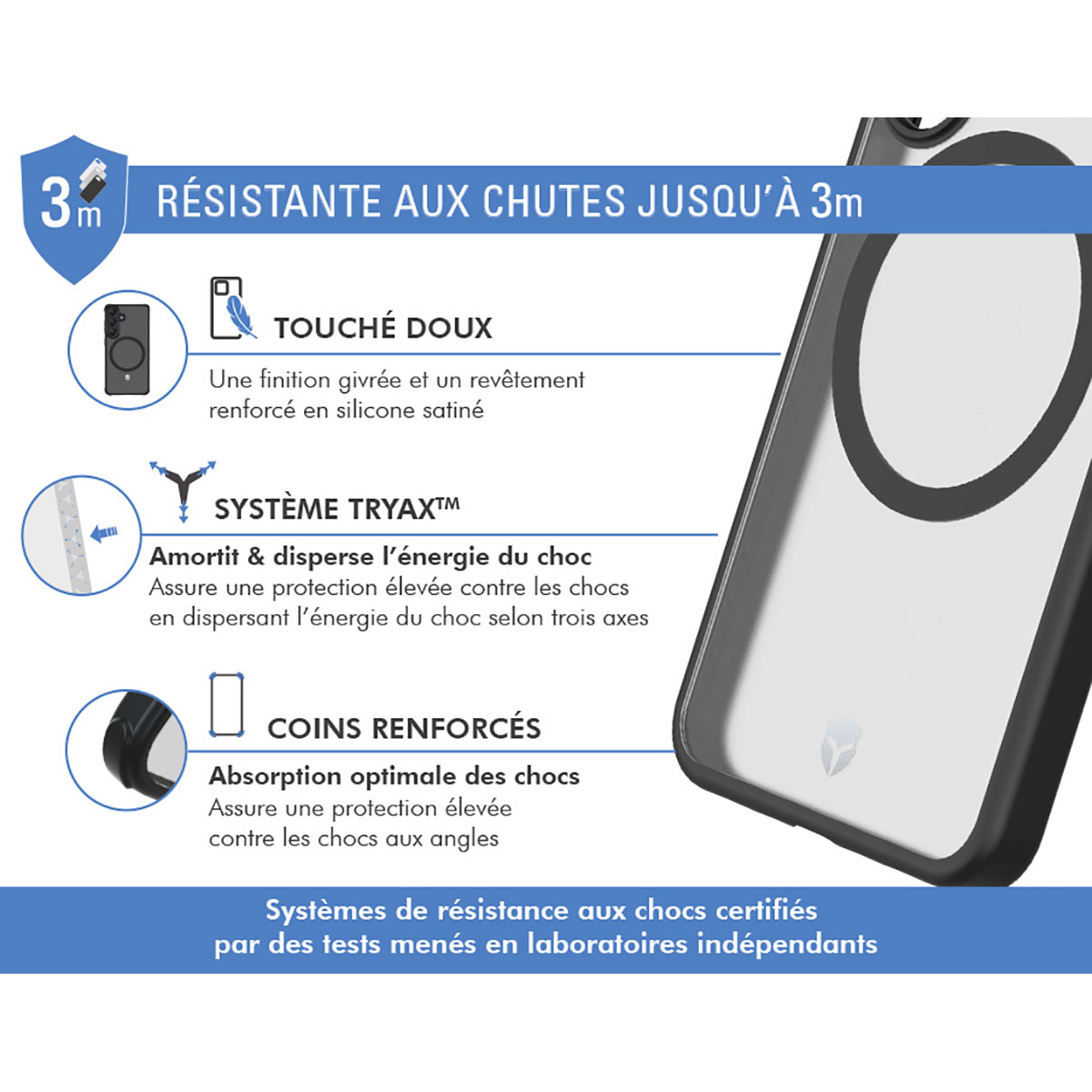FORCE CASE FCAIRFRMAGGS24FEB COVER per Galaxy S24 FE, Nero | MediaWorld.it