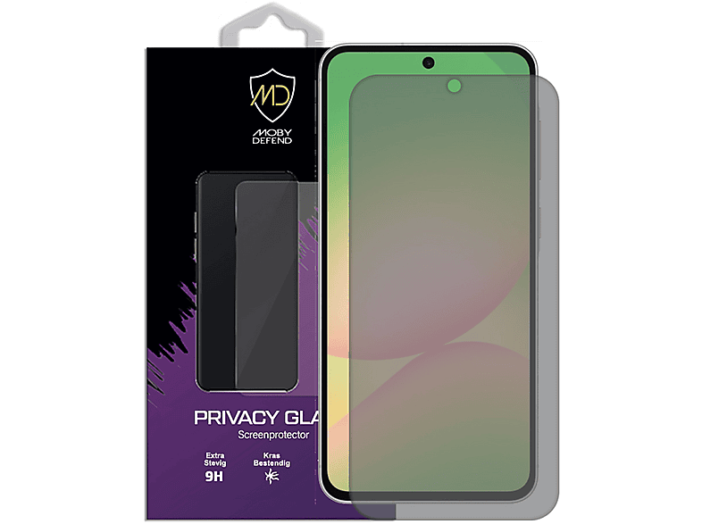 MOBYDEFEND Matte Privacy Glass Screensaver Geschikt voor Samsung Galaxy ...