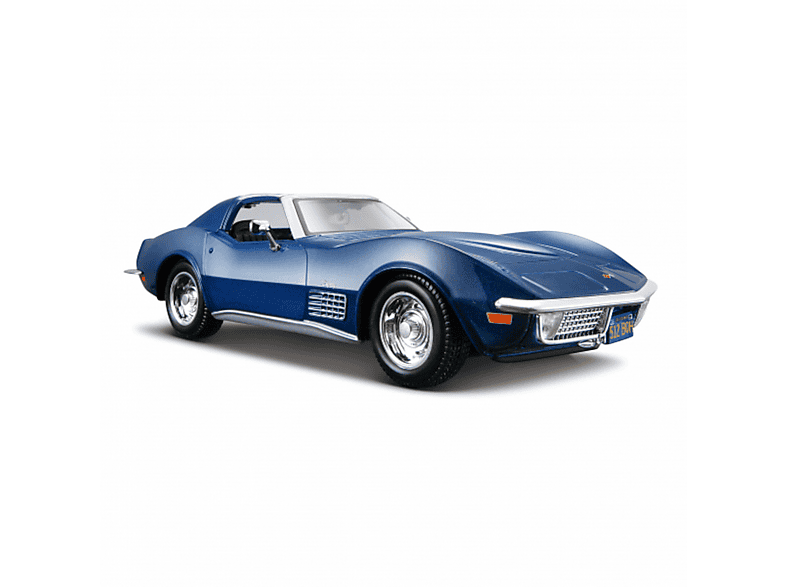 MAISTO Chevrolet Corvette 70 (blau, Maßstab 1:24) Modellauto | MediaMarkt