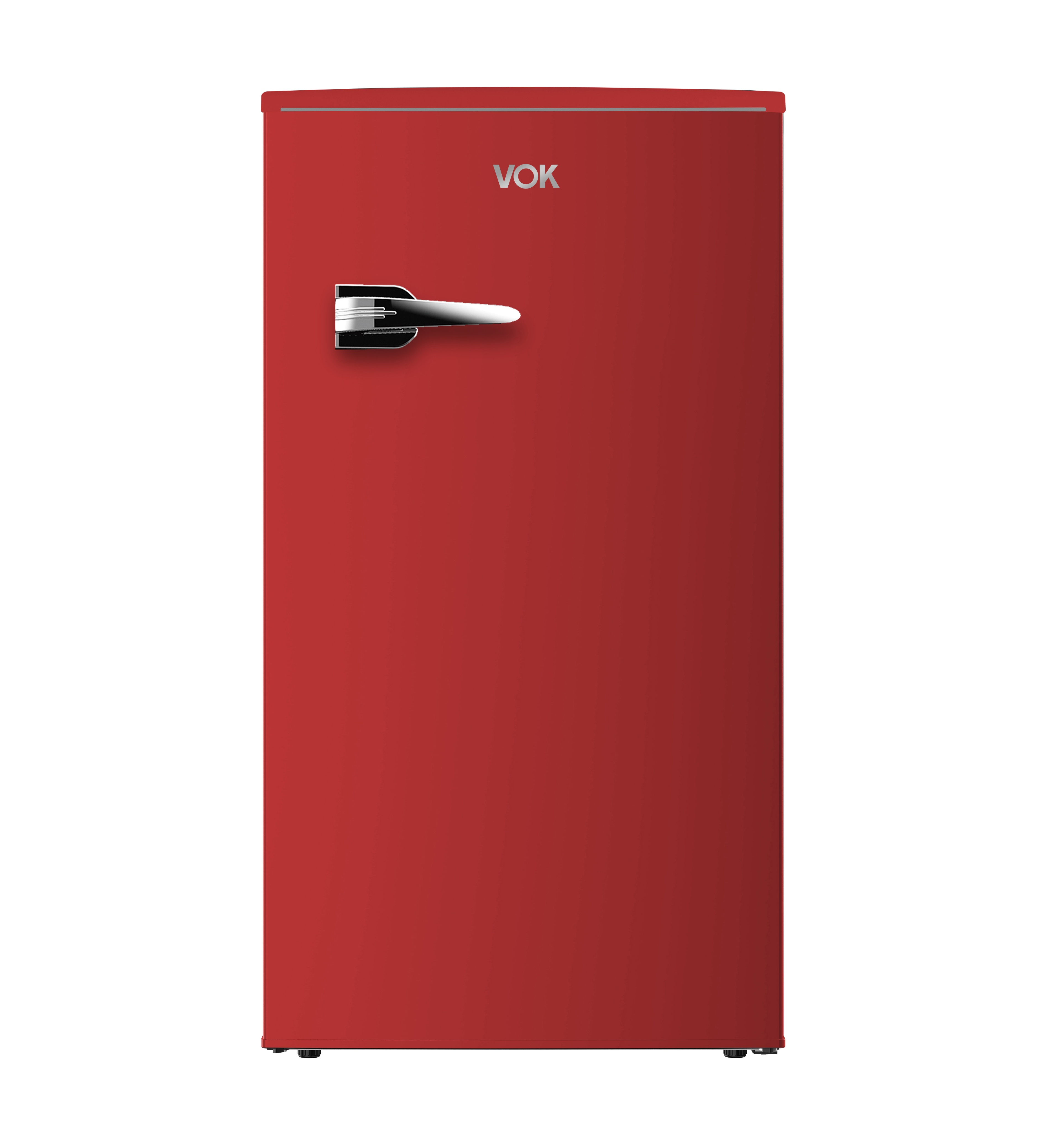 Nevera pequeña | VOK EVR-85RDER, R600a, Altura 84 cm, Rojo | MediaMarkt