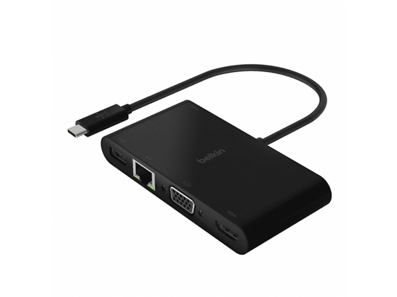 BELKIN AVC004btBK, USB-Hub, Schwarz | MediaMarkt