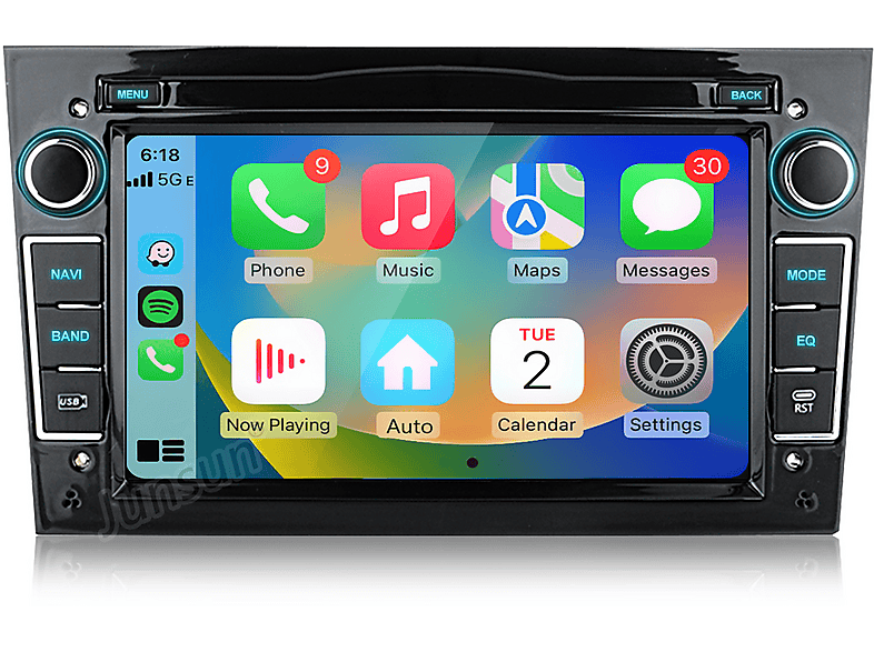 JUNSUN Opel Astra Meriva Corsa Antara 64GB Autoradio, FM, Black | SATURN