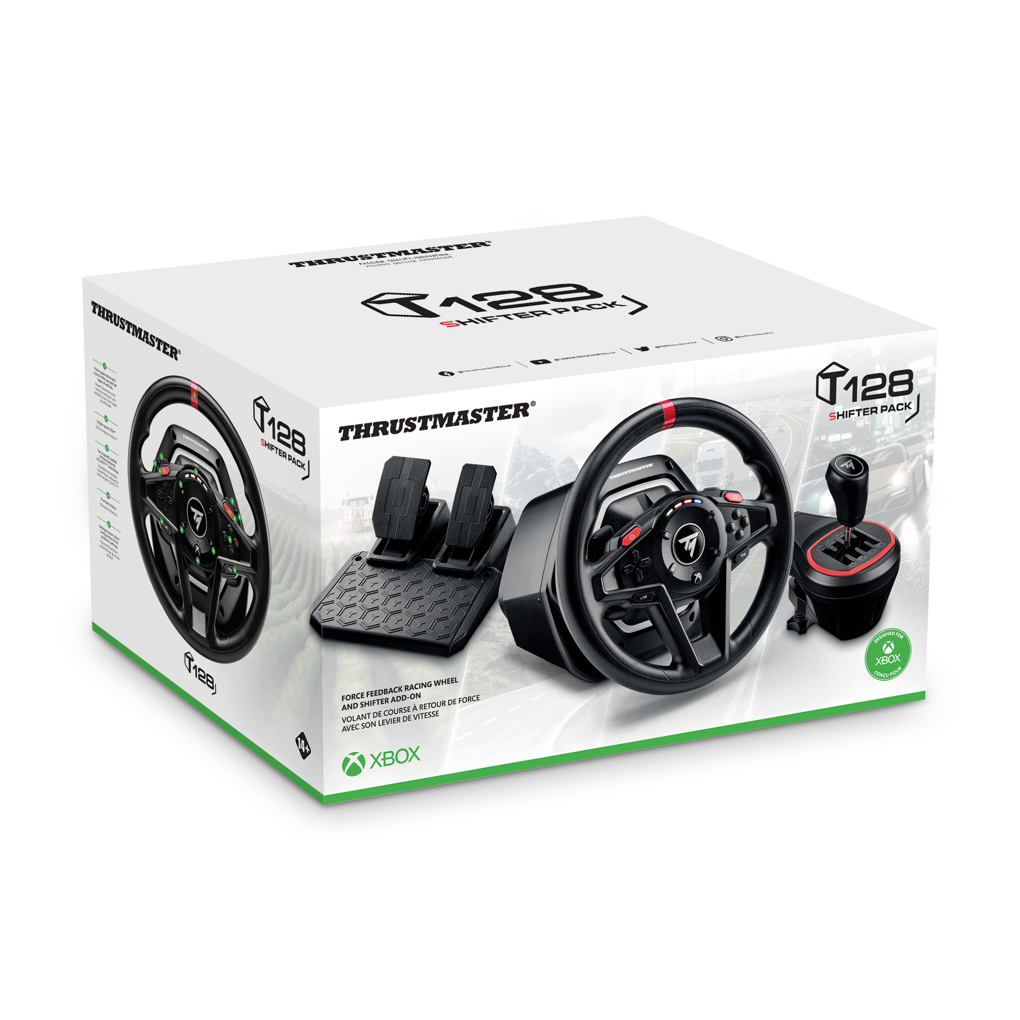 THRUSTMASTER Thrustmaster T128-X + TH8S SHIFTER (Shifter PACK) Multi ...