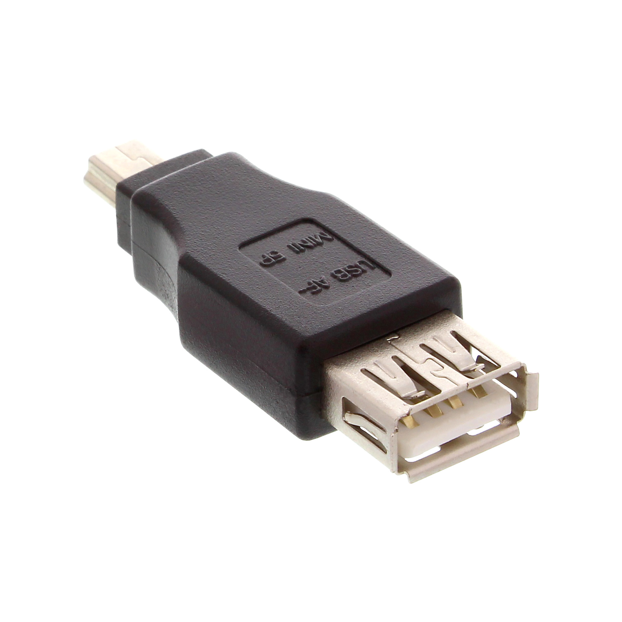INLINE InLine® USB 2.0 Adapter, Buchse A auf Mini-5pol Stecker Adapter ...