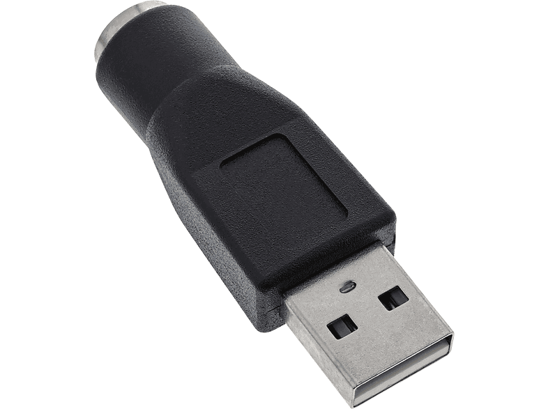 INLINE InLine® USB PS/2 Adapter, USB Stecker A auf Buchse Adapter ...