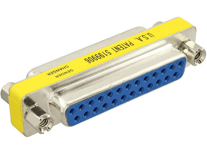 INLINE InLine® Mini-Gender-Changer, 25pol Sub D Buchse / Adapter ...