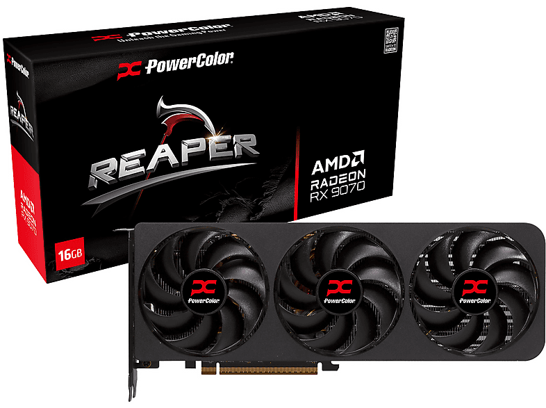 POWERCOLOR PowerColor Reaper Radeon RX 9070 (AMD, Grafikkarte) | SATURN